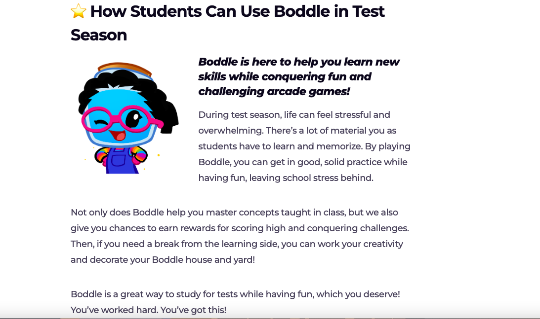 April Update | Boddle Learning